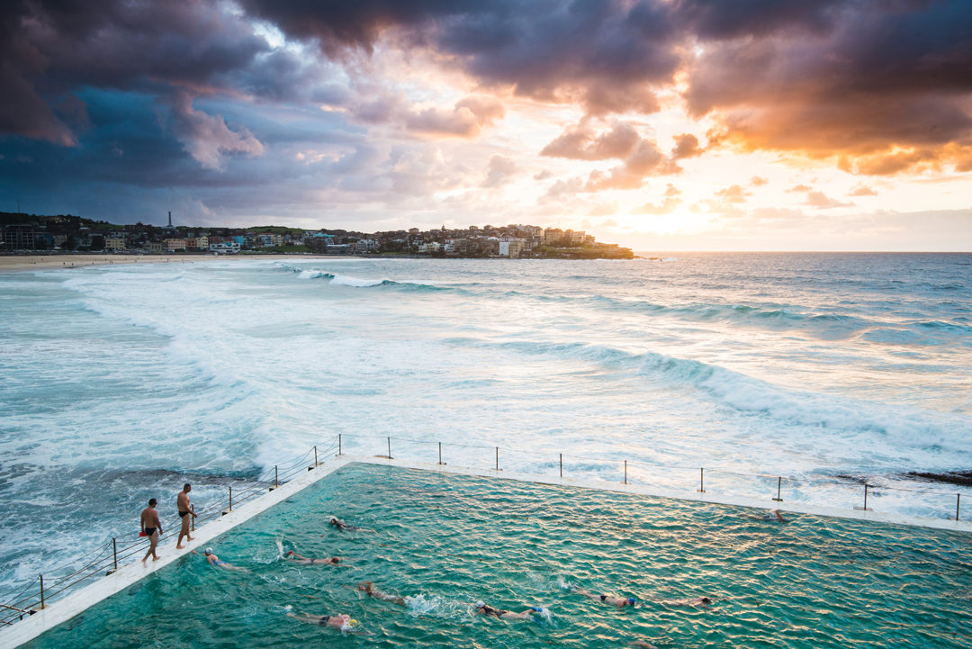 Busy Day In Bondi, Australia. - FROTHERS GALLERY